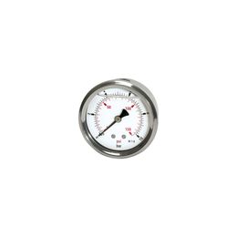 Riegler Glyzerinmano &raquo;pressure line&laquo; G 1/4 hinten 0-40,0 bar/600 psi, &Atilde;&tilde;63 (810-CDE)