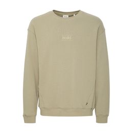 !Solid Rundhalspullover SOLID "Rundhalspullover SDMoris", Herren, Gr. L, braun (laurel oak), Obermaterial: 100% Baumwolle CO., Pullover Rundhalspullover
