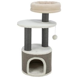 Trixie Kratzbaum Marco wei&szlig;/beige/grau 85 cm