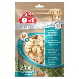 8IN1 Delights pro dental Kauknochen XS 21 St&uuml;ck