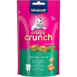 Vitakraft Crispy Crunch Dental Katzensnacks mit Pfefferminz&ouml;l 4x60g