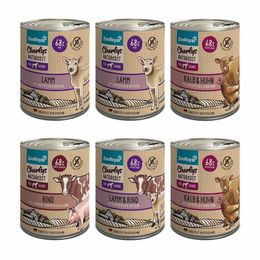 ZooRoyal Charlys Naturkost Mixpaket Hunde-Nassfutter getreidefrei 6x800g