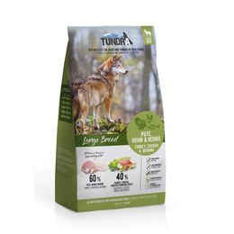 Tundra Dog Large Breed Pute, Huhn & Hering Hunde-Trockenfutter gro&szlig;e Rasse getreidefrei 11,34kg