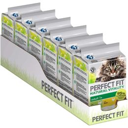 Perfect Fit Natural Vitality Adult 1+ mit Truthahn und Huhn Katzen-Nassfutter ohne Getreide 6x50g
