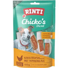Rinti Chicko Dent Huhn Hundesnacks ohne Soja MEDIUM 150g