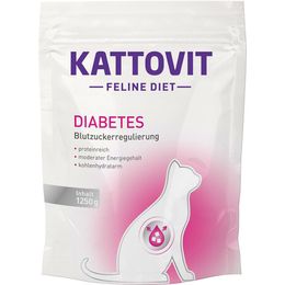 Kattovit Feline Diabetes/Gewicht Katzen-Trockenfutter f&uuml;r &uuml;bergewichtige Katzen 1,25kg
