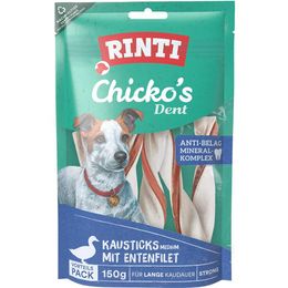 Rinti Chicko Dent Medium mit Entenfilet Hundesnacks ohne Soja 150g