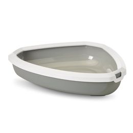 SAVIC Katzentoilette Rincon wei&szlig; / grau