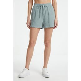 Shorts Only "ONLTHYRA SHORTS NOOS WVN", Damen, Gr. S, N-Gr, abyss, Web, Obermaterial: 100% Baumwolle, unifarben, regular fit kurz, Hosen Shorts, Baumwolle, regular fit