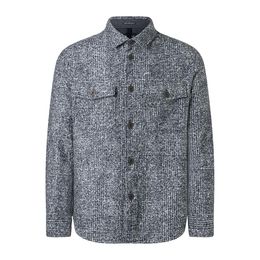 Strickjacke Maerz Muenchen "Maerz Muenchen 689001 Strickjacke Herren Bekleidung", Herren, Gr. 50, blau, 58% Schurwolle, 24% Polyester, 18% Seide, Strickjacken Strickjacke