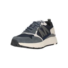 Lyle & Scott Sneaker LYLE & SCOTT "Lennox", Herren, Gr. 40, blau, wei&szlig;, Kunstfaser, Rindsleder, Schuhe Sneaker, mit ged&auml;mpfter Zwischensohle und Logo-Details