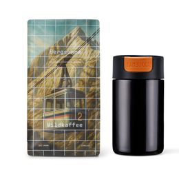 Kaffee-Geschenkset &ldquo;Campingluft&rdquo; &ndash; 1 x 350 g Espresso Ganze Bohne und Kambukka Becher