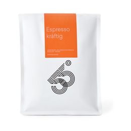 55 Degrees - Espresso kr&auml;ftig - 1 kg Ganze Bohne - Intensit&auml;t: 5/6