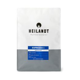 Heilandt - Espresso 1 - 1kg Ganze Bohne - Intensit&auml;t: 4/6