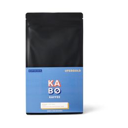 Kabo - Ufergold Espresso - 1 kg Ganze Bohne - Intensit&auml;t: 4/6