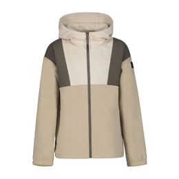 Outdoorjacke Icepeak "Icepeak Midlayer Lacq Jr", Kinder, Gr. 140, kitt, Stoff, 92% Polyester, 8% Elasthan, normal, Jacken Outdoorjacke