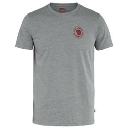 Fj&auml;llr&auml;ven FJ&Auml;LLR&Auml;VEN 1960 Logo T-Shirt Herren - Gr&ouml;&szlig;e S - grau