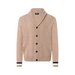 Strickjacke Maerz Muenchen "Maerz Muenchen 567201 Strickjacke Herren Bekleidung", Herren, Gr. 48, braun, 100% Schurwolle, Strickjacken Strickjacke