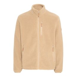 Fellimitatjacke North Bend "Fellimitatjacke NBSam M", Herren, Gr. L, braun (cornstalk), Obermaterial: 100% Polyester PES., Jacken