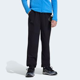 Outdoorhose adidas terrex "K MT PANTS", M&auml;dchen, Gr. 170, N-Gr, schwarz,, Obermaterial: 87% Polyester, 13% Elasthan, Hosen Outdoorhose