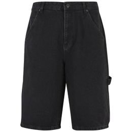 Shorts 2Y STUDIOS "2Y Studios Hogan Worker Shorts", Herren, Gr. 34, Normalgr&ouml;&szlig;en, washed schwarz, 100% Baumwolle, unifarben, loose fit, Hosen Shorts