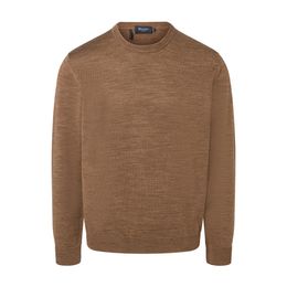 Strickpullover Maerz Muenchen "Maerz Muenchen 490500 Strickpullover Herren Bekleidung", Herren, Gr. 48, braun, 100% Wolle, Rundhals, Pullover Strickpullover