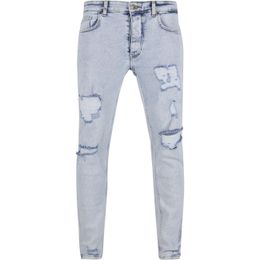 Bequeme Jeans 2Y Premium "2Y Premium Herren 2Y Tapered Fit Jeans", Herren, Gr. 31, Normalgr&ouml;&szlig;en, blau, 97% Baumwolle, 3% Elasthan, unifarben, Jeans