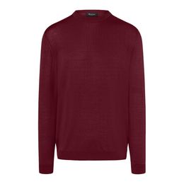 Strickpullover Maerz Muenchen "Maerz Muenchen 490500 Strickpullover Herren Bekleidung", Herren, Gr. 50, bordeaux, 100% Wolle, Rundhals, Pullover Strickpullover