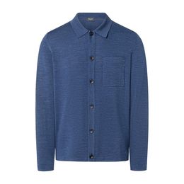 Strickjacke Maerz Muenchen "Maerz Muenchen 591300 Strickjacke Herren Bekleidung", Herren, Gr. 48, dunkelblau, 100% Wolle (Merino), Strickjacken Strickjacke