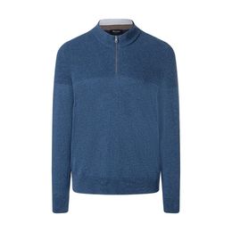 Strickpullover Maerz Muenchen "Maerz Muenchen 449900 Strickpullover Herren Bekleidung", Herren, Gr. 50, blau, 100% Wolle, Pullover Strickpullover