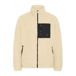 Fellimitatjacke Blend "Fellimitatjacke BHTotti", Herren, Gr. XL, beige (oatmeal), Obermaterial: 100% Polyester PES., Jacken