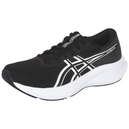 Laufschuh asics "PATRIOT 14", Damen, Gr. 37,5, schwarz (schwarz, gravel), Textil, Schuhe Laufschuh