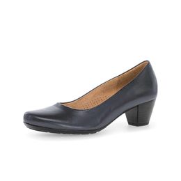 Pumps Gabor "Eleganter Pump", Damen, Gr. 44, blau, Schuhe Pumps