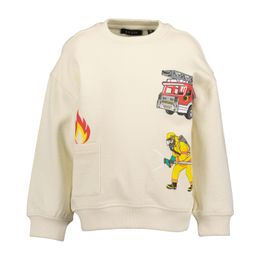 Sweater Blue Seven "Blue Seven Sweatshirt", Jungen, Gr. 128, 0200, stein, 100% Baumwolle, normal normal, Rundhals, gerader Abschluss, Sweatshirts Sweater