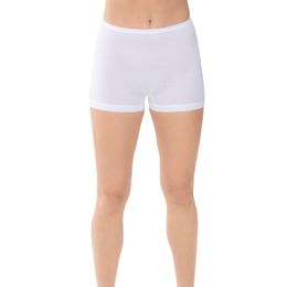Pagenslip Mey "Noblesse", Damen, Gr. 40, wei&szlig;, Feinripp, Obermaterial: 100% Baumwolle, unifarben, k&ouml;rpernah, Unterhosen, Ohne auftragende Seitenn&auml;hte