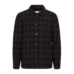 Kurzjacke Casual Friday "Kurzjacke CFJonick", Herren, Gr. L, blau (schwarz navy), Obermaterial: 80% Polyester PES. 20% Wolle WO., Jacken Kurzjacke