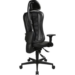 Topstar B&uuml;rostuhl SITNESS RS, inkl. Kopfst&uuml;tze und Armlehnen, schwarz / schwarz
