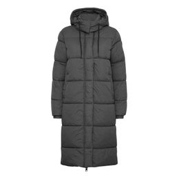 Schneejacke oxmo "Steppmantel OXTammy", Damen, Gr. 36, grau (schwarzened pearl), Obermaterial: 100% Polyamid PA., M&auml;ntel Schneejacke