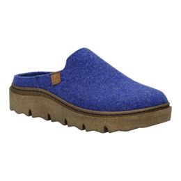 Hausschuh Josef Seibel "Carmaux 01, slate blue", Damen, Gr. 38, blau (slate blau), Obermaterial: 100% Textilmaterial TEXMAT., Schuhe Hausschuh
