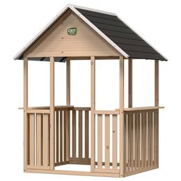 EXIT Toys Spielhaus, Nat&uuml;rlich, Holz, Kunststoff, 120x147x108 cm, EN 71, CE, FSC 100%, Outdoor Spielzeug, Spielh&auml;user