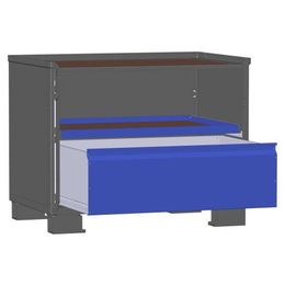 LCB II Gitterbox mit Schubladen (Vollauszug) und Blechw&auml;nden,...