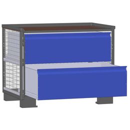 LCB I Gitterbox mit Schubladen (Teilauszug) und Gitterw&auml;nden,...