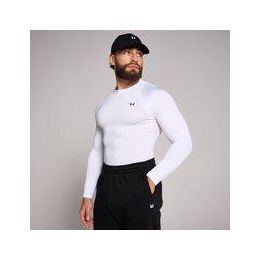 Myprotein MP Herren Training Langarm-Baselayer &ndash; Wei&szlig; - XXL