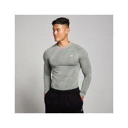 Myprotein MP Herren Tempo nahtloses Langarmshirt mit Grafikelement &ndash; Storm - XXL