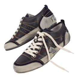Yellow Cab-Sneaker Lagoon, 42 - Asphalt/Marine, aus Leder