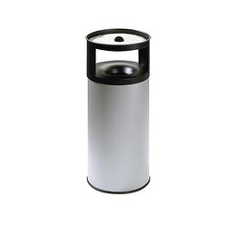 Sicherheits-Kombiascher, flammverl&ouml;schend, Stahlblech, Volumen 75 l, Hx&Oslash; 900 x 380 mm, grau kaiserkraft