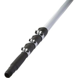 vikan Glasfaserteleskopstiel mit Gewinde, &Oslash; 34 mm, grau