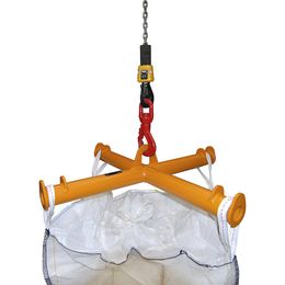 eurokraft pro Traverse f&uuml;r Big-Bags, Traglast 2000 kg, gelborange RAL 2000