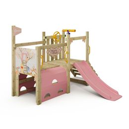 Disney Winnie Puuh Kleinkind Kletterger&uuml;st - Spielturm mit 60 cm Podesth&ouml;he f&uuml;r den Garten - Stabiles Spielger&auml;t f&uuml;r Kinder - Wickey