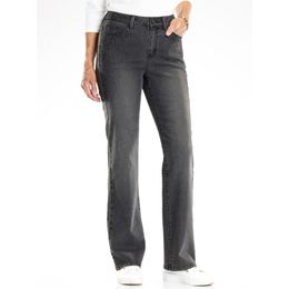 WITT Damen Jeans mit Glitzersteinchen, graphit denim, Gr&ouml;&szlig;e 36